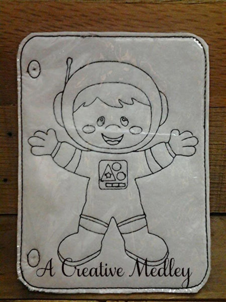 Coloring Page Astronaut – A Creative Medley