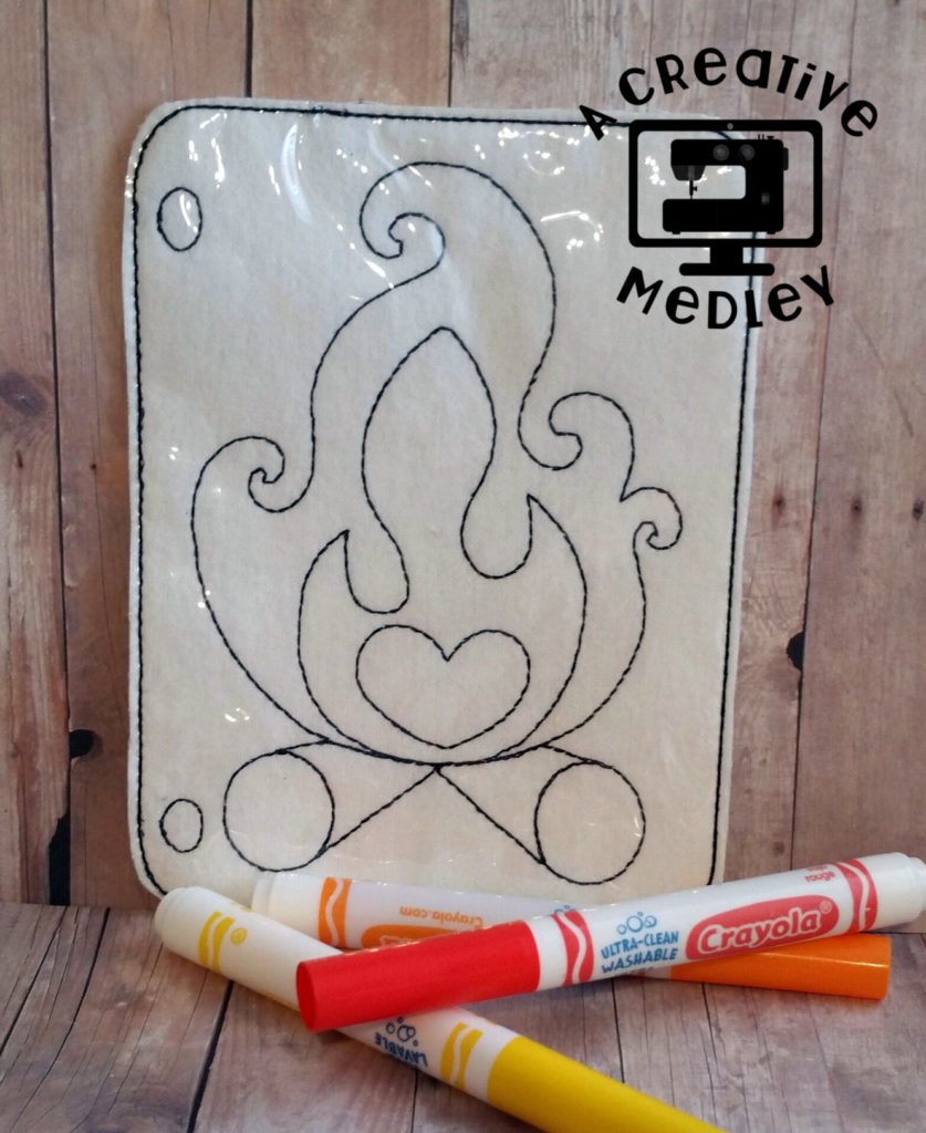 Coloring Page Camping SET – A Creative Medley