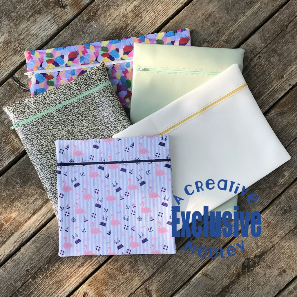 Vinyl Zipper Bag In the Hoop SUPER Set – for 4×4 to 9×14.5″ inch hoops ...